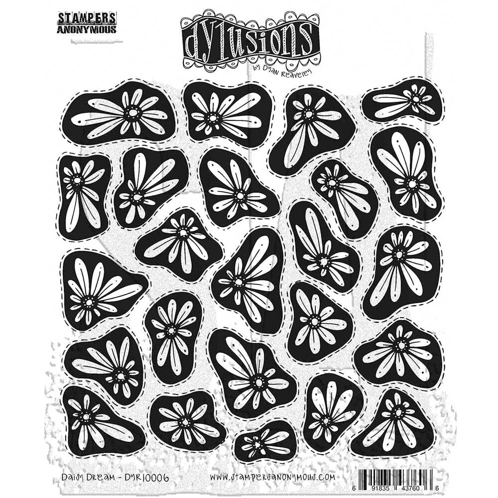 Dylusions Stamp - Daisy Dream (DYR10006) | Paper Flourish