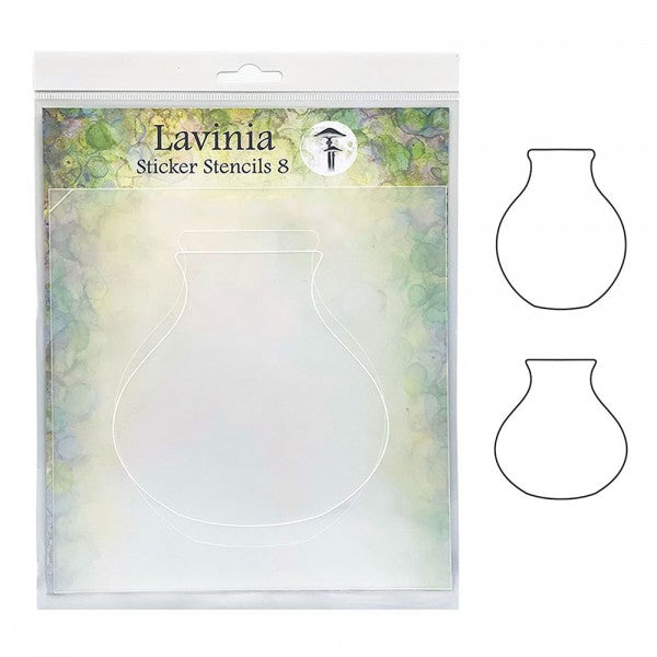 Lavinia Sticker Stencil 8 - Terrarium Collection | Paper Flourish