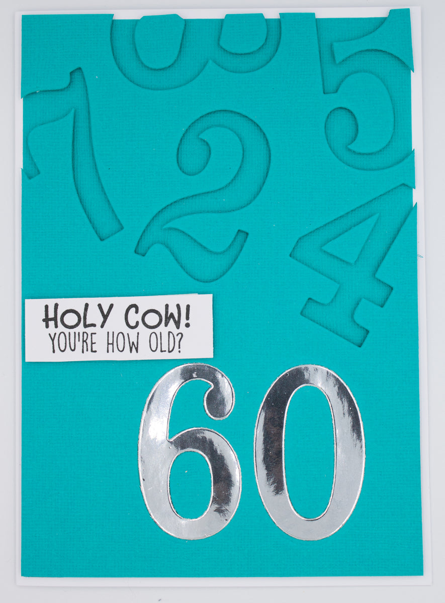 5 Crazy Ladies Die Set - Numbers: Jumbo | Paper Flourish
