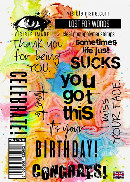 Visible Image Stamp Set - Lost for Words | Paper Flourish
