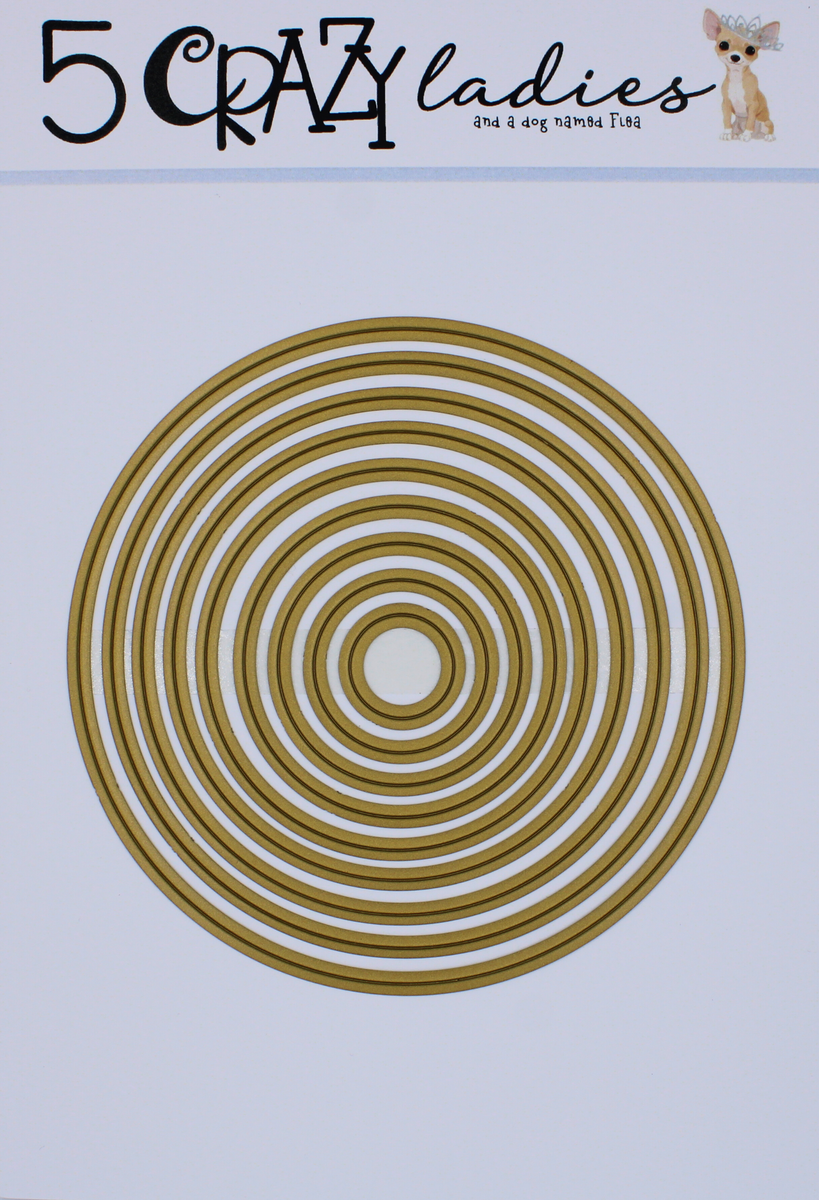 5 Crazy Ladies Die Set - Nesting Circles | Paper Flourish