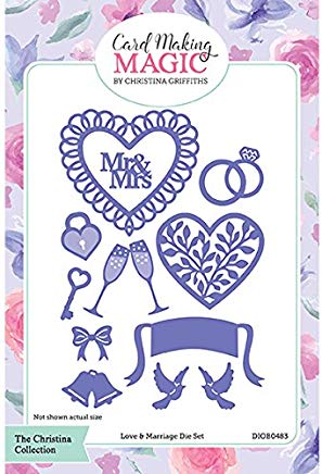 Card Making Magic Die set - Love & Marriage | Paper Flourish